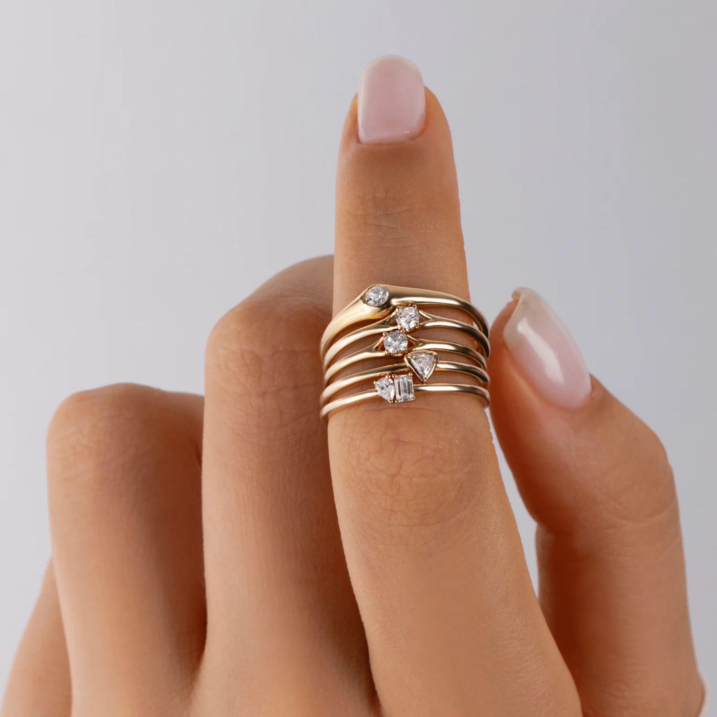 Diamond Stackers | Lab-Grown Stacking Rings – Zayla